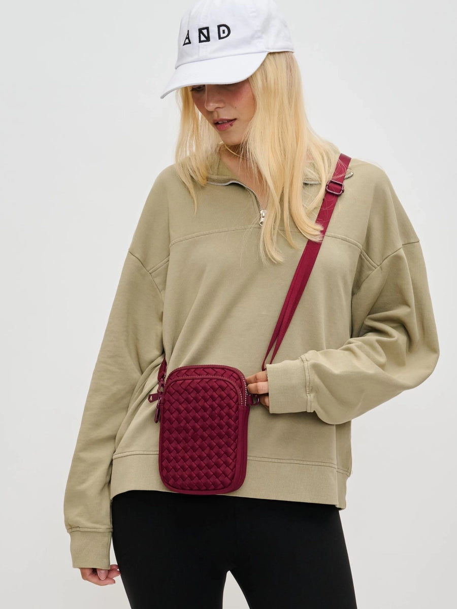 Divide & Conquer Woven Neoprene Crossbody by Sol & Solene – Tassels Divide & Conquer Woven Neoprene Crossbody by Sol & Solene – Tassels